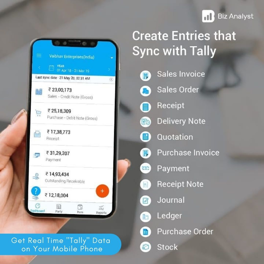 Biz Analyst for Tally - Pearl Computer Lab